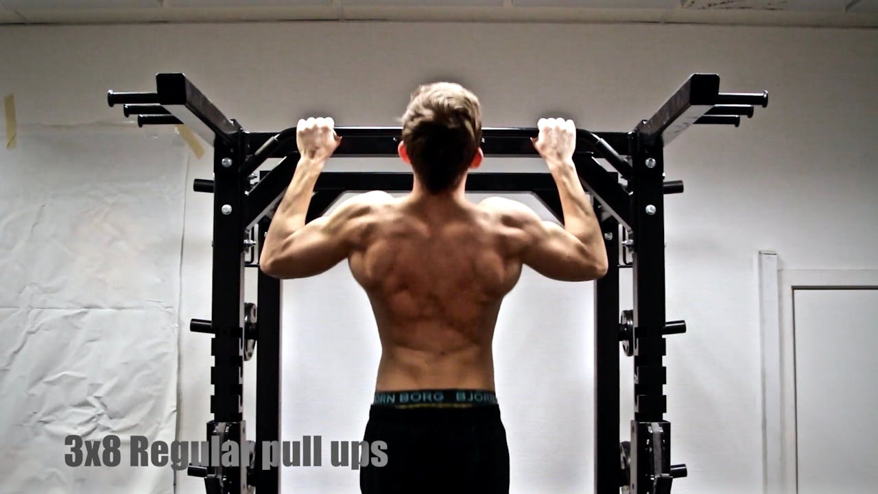 Split routine: Biceps/back #1 - Beginners - Calisthenics Unity