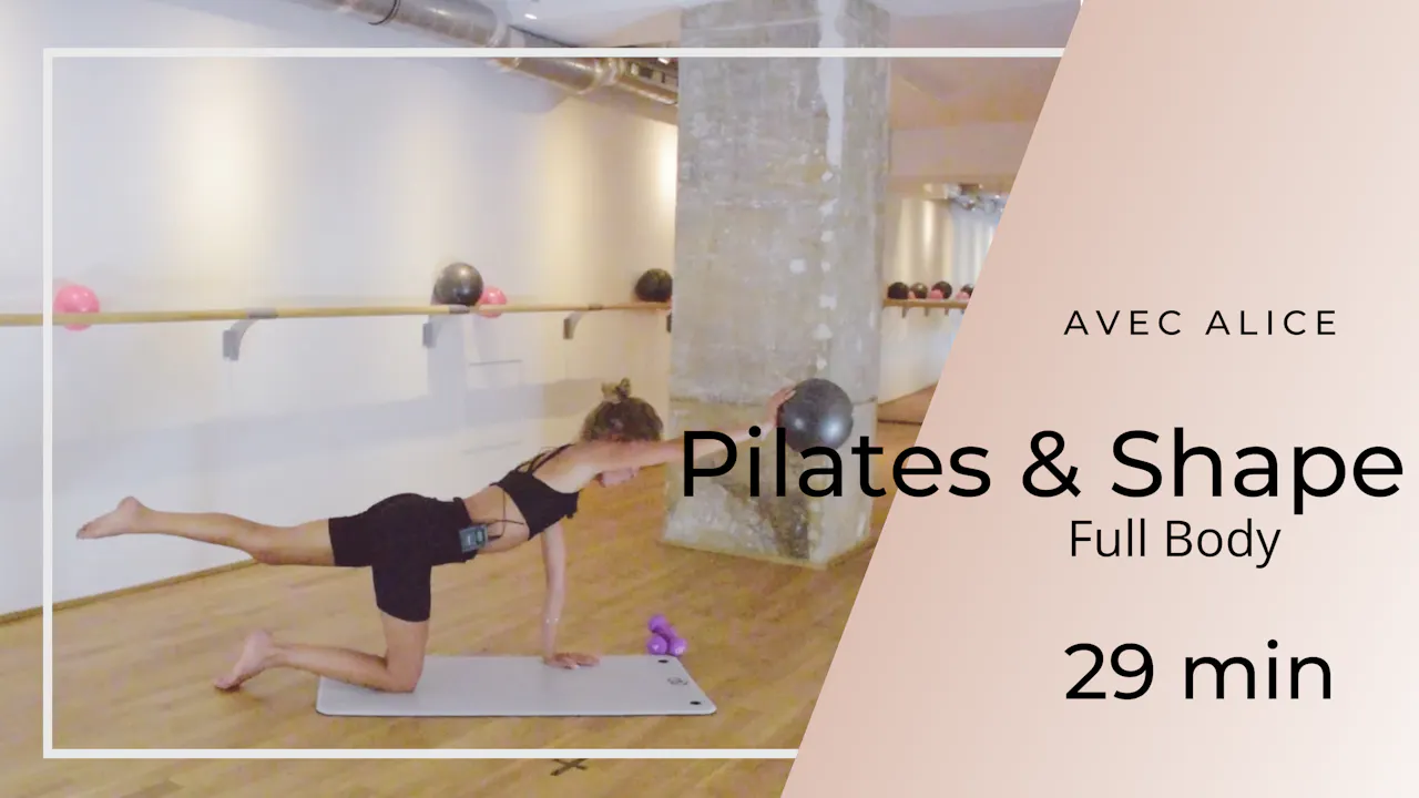 Alice Pilates & Shape Full Body 29 min - BARRESHAPE VIDEO ON DEMAND