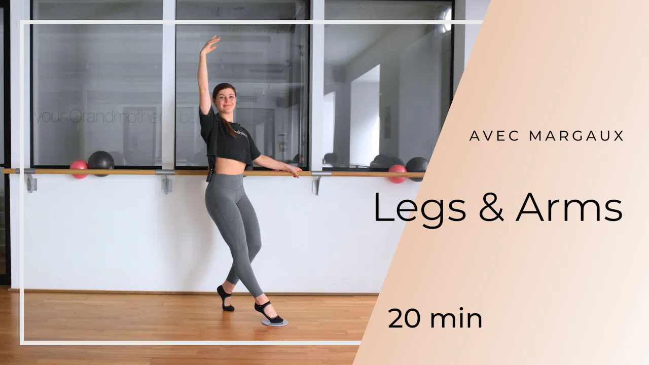 NEW ! Legs & Arms avec Margaux 20min - BARRESHAPE VIDEO ON DEMAND