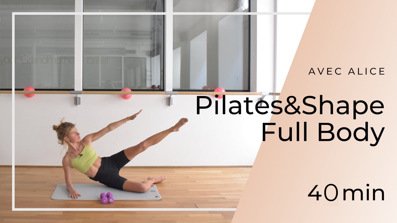 Pilates & Shape Alice 40 mn - BARRESHAPE VIDEO ON DEMAND
