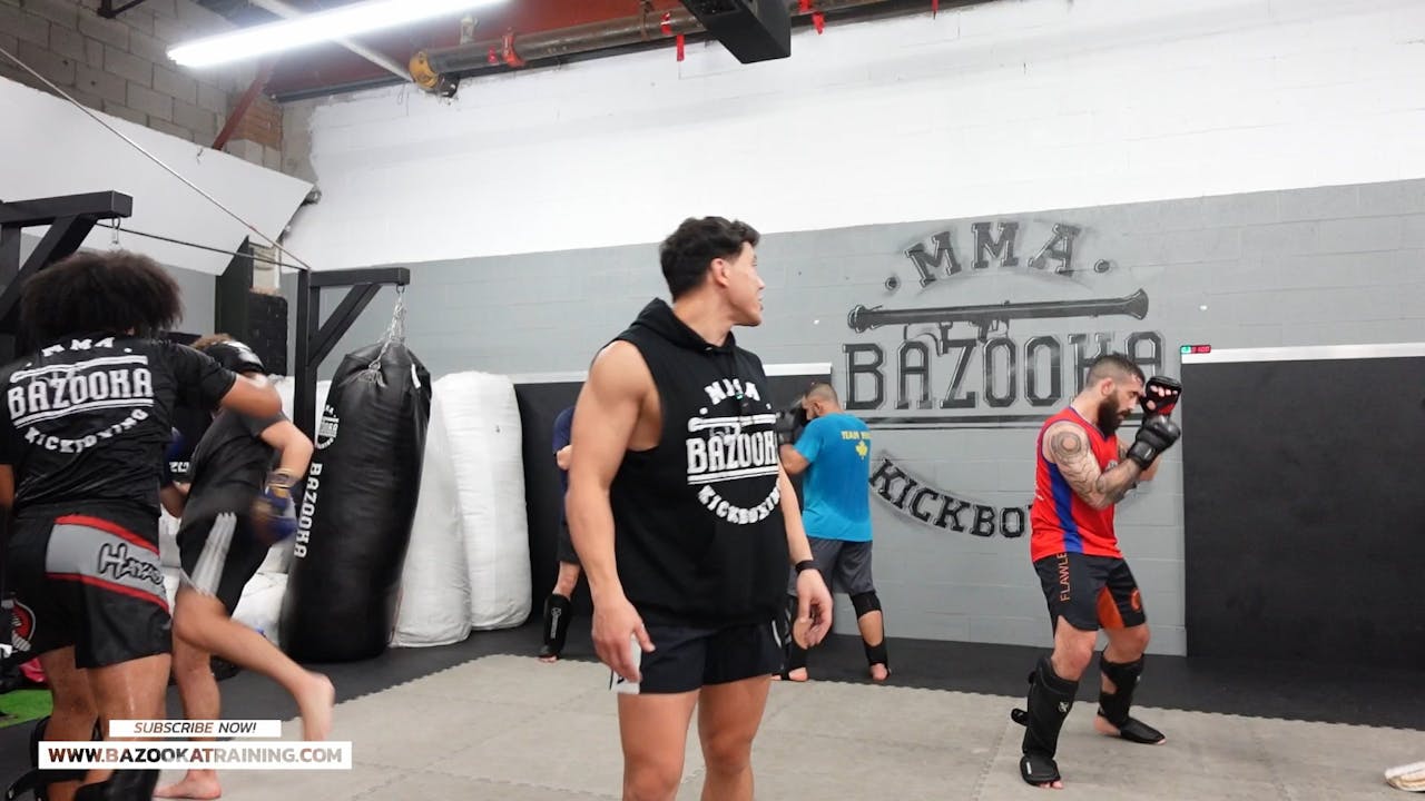 SPARRING DRILLS - KICKING OFF LINE - SPARRING DRILLS - Bazooka ...