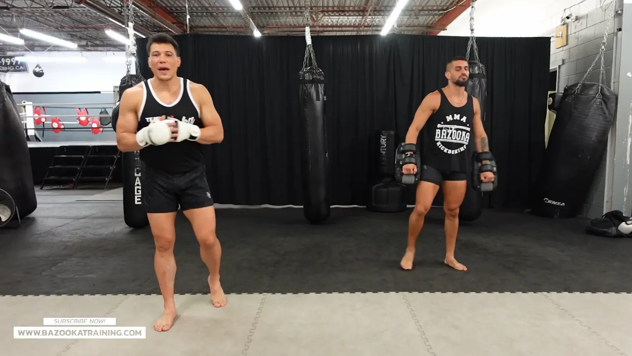 PADS WORKOUTS - DRAW AND BACKSTEP KNEES - PADWORK DRILLS - Bazooka ...