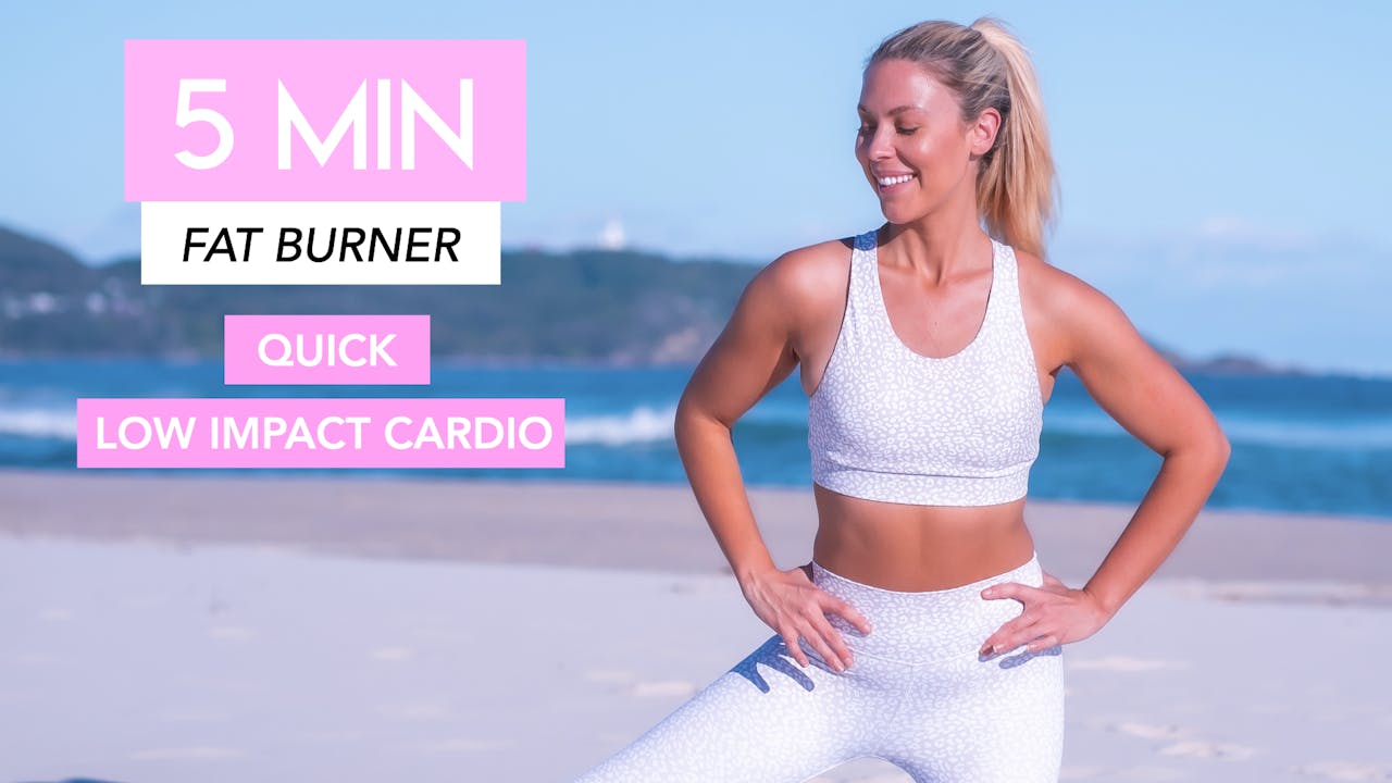 5 MIN FAT BURNER - QUICK LOW IMPACT CARDIO (NO EQUIPMENT) - QUICK ...