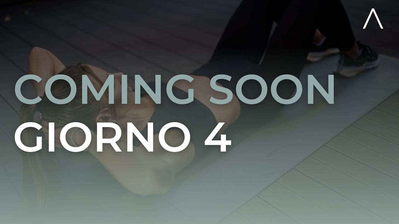 Coming Soon: Giorno 4 - Arya Training