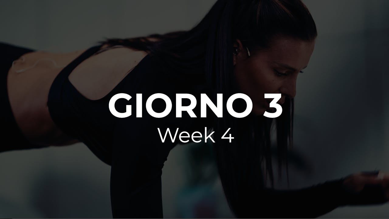 Week 4 - Giorno 3 - Arya Training