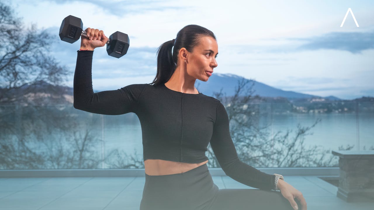 Upper Body Energy (con sedia e manubri) - Arya Training