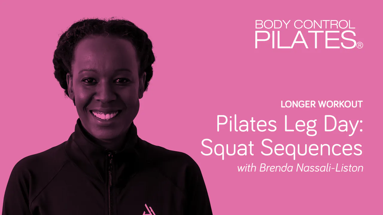 Longer Workout: INTERMEDIATE Pilates Leg Day: Squat Sequences with ...