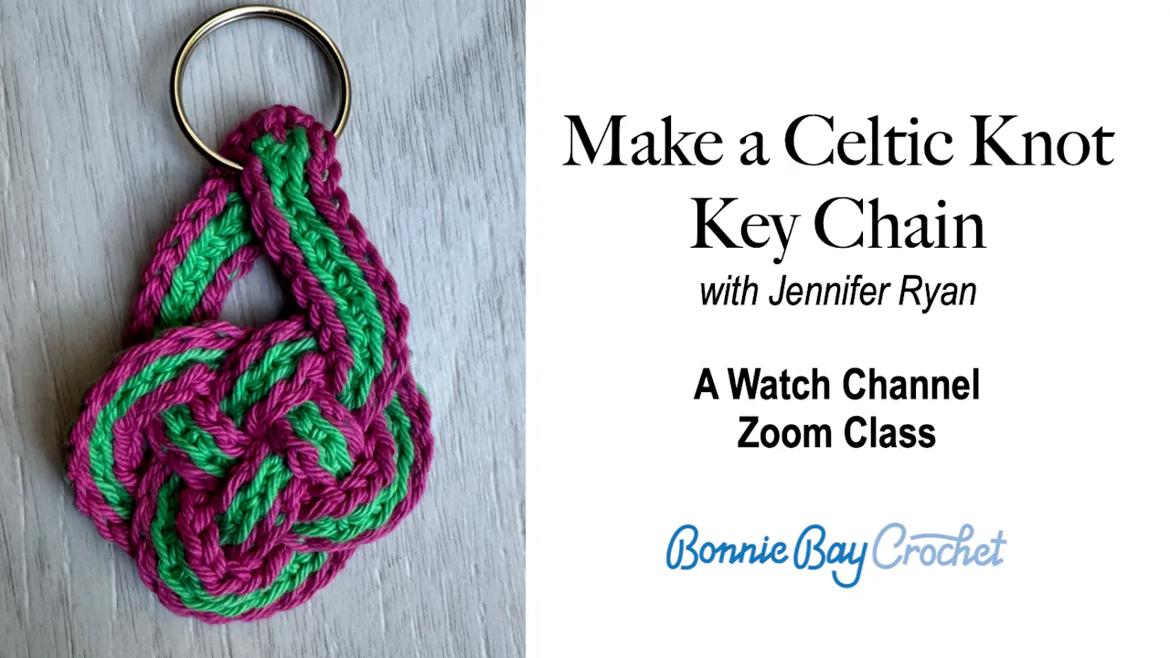 Make a Celtic Knot Key Chain - Bonnie Bay Crochet