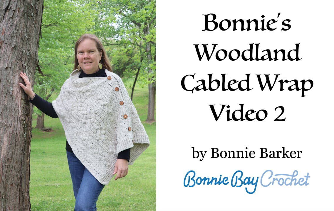 Bonnie's Woodland Cabled Wrap (2 of 2) - Bonnie's Woodland Cabled Wrap ...