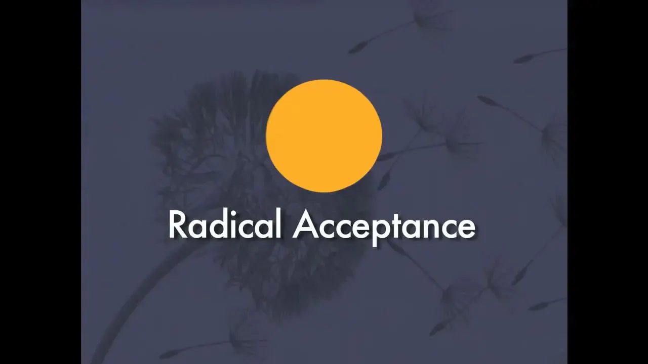 Radical Acceptance A Reality Acceptance Skill Marsha Linehan