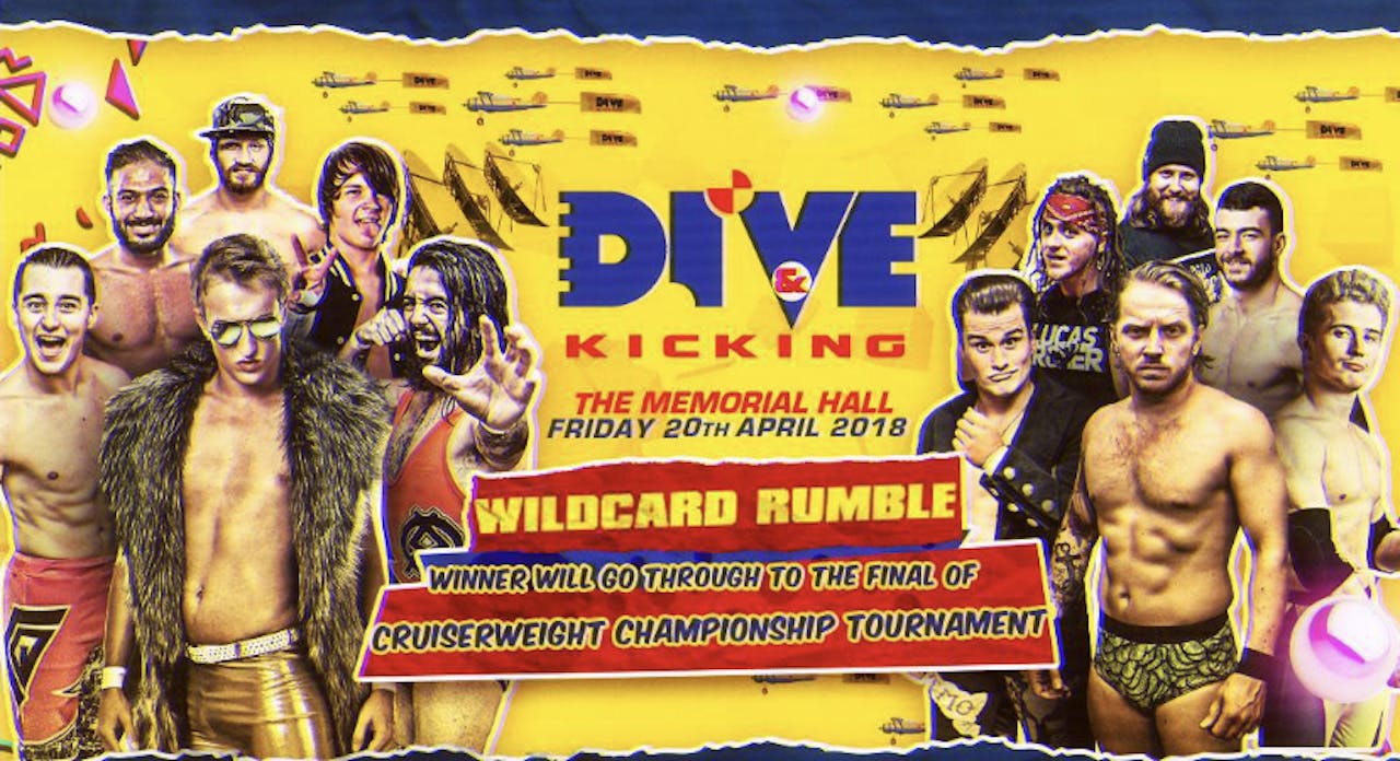 DIVE & KICKING - 14 Man Cruiserweight Rumble - BWR On Demand