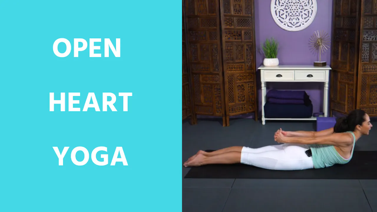 Open Heart Yoga - Restorative Yoga - Evolve Yoga Online