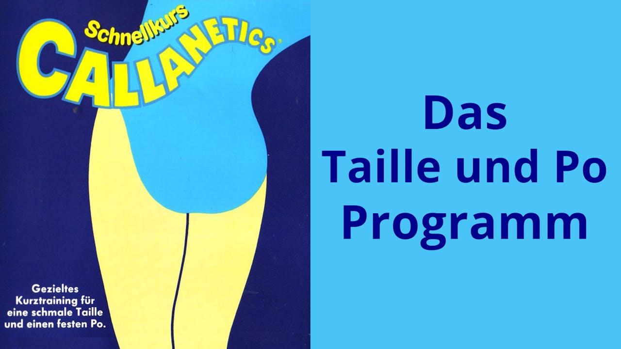 Das Taille-und Po-Programm (Deutsch/German) - Callanetics TV