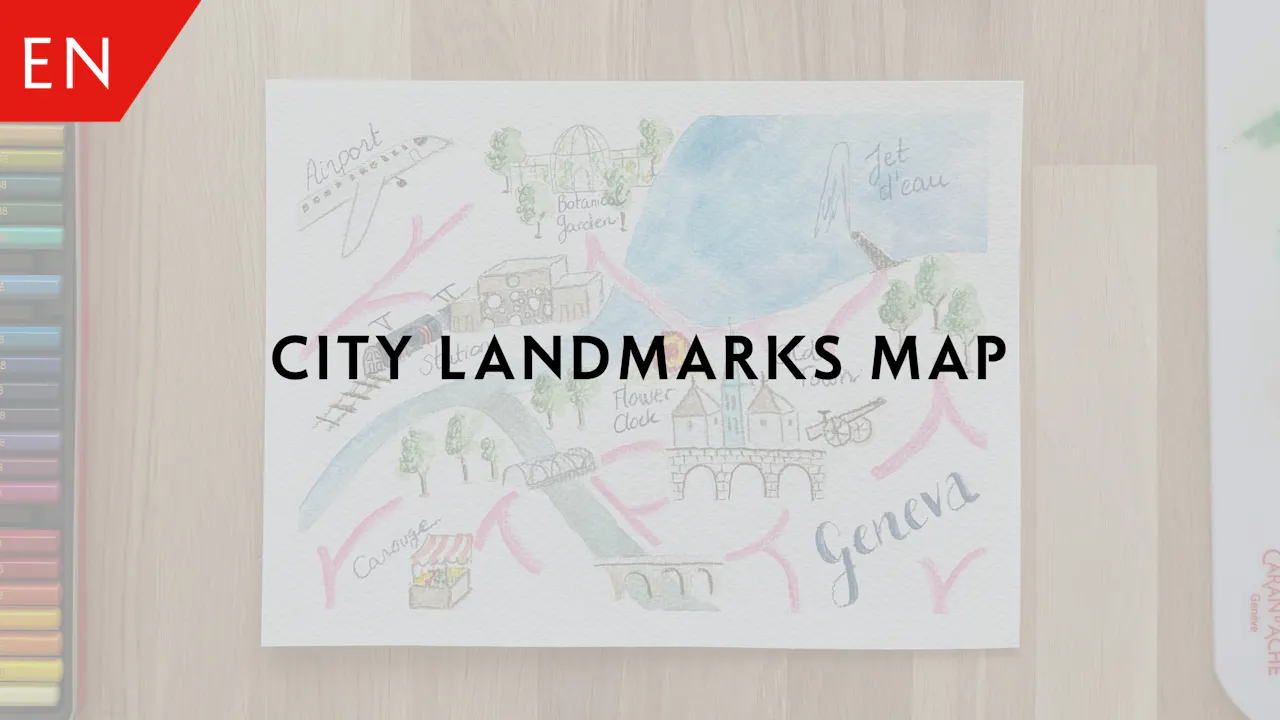 City landmarks map – Julie Thomas - Julie Thomas - Caran d’Ache ...