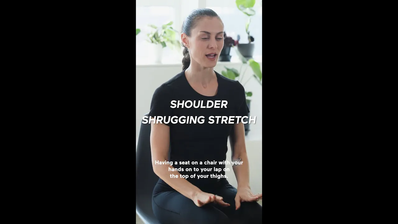 Shoulder Shrugging Stretch To Release Tension (Highlight) - CARAVAN