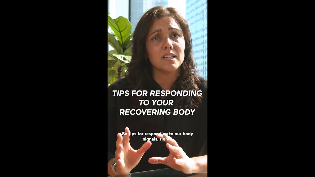 Tips For Responding To Your Recovering Body (Highlight) - CARAVAN