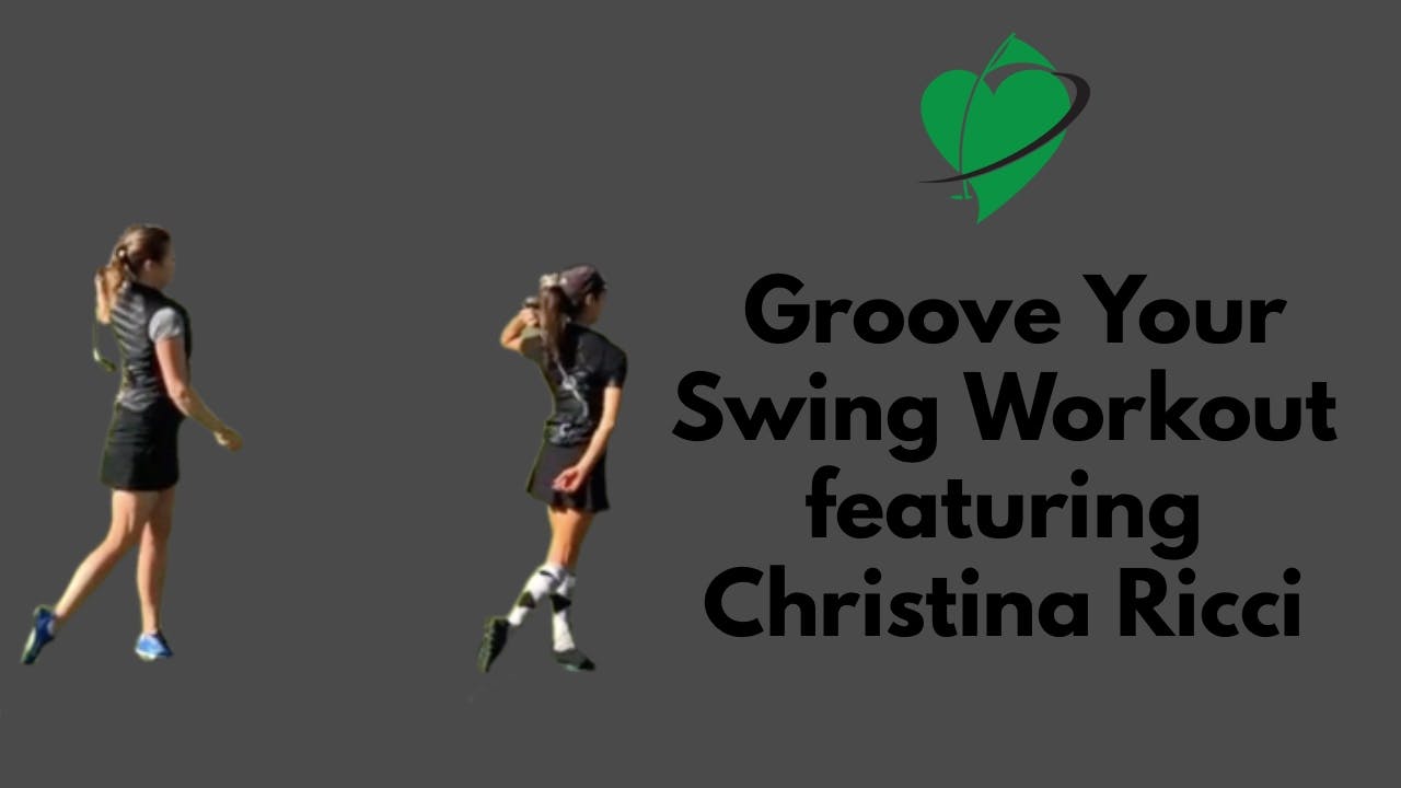 12-min CardioGolf Groove Your Swing Workout featuring Christina Ricci ...
