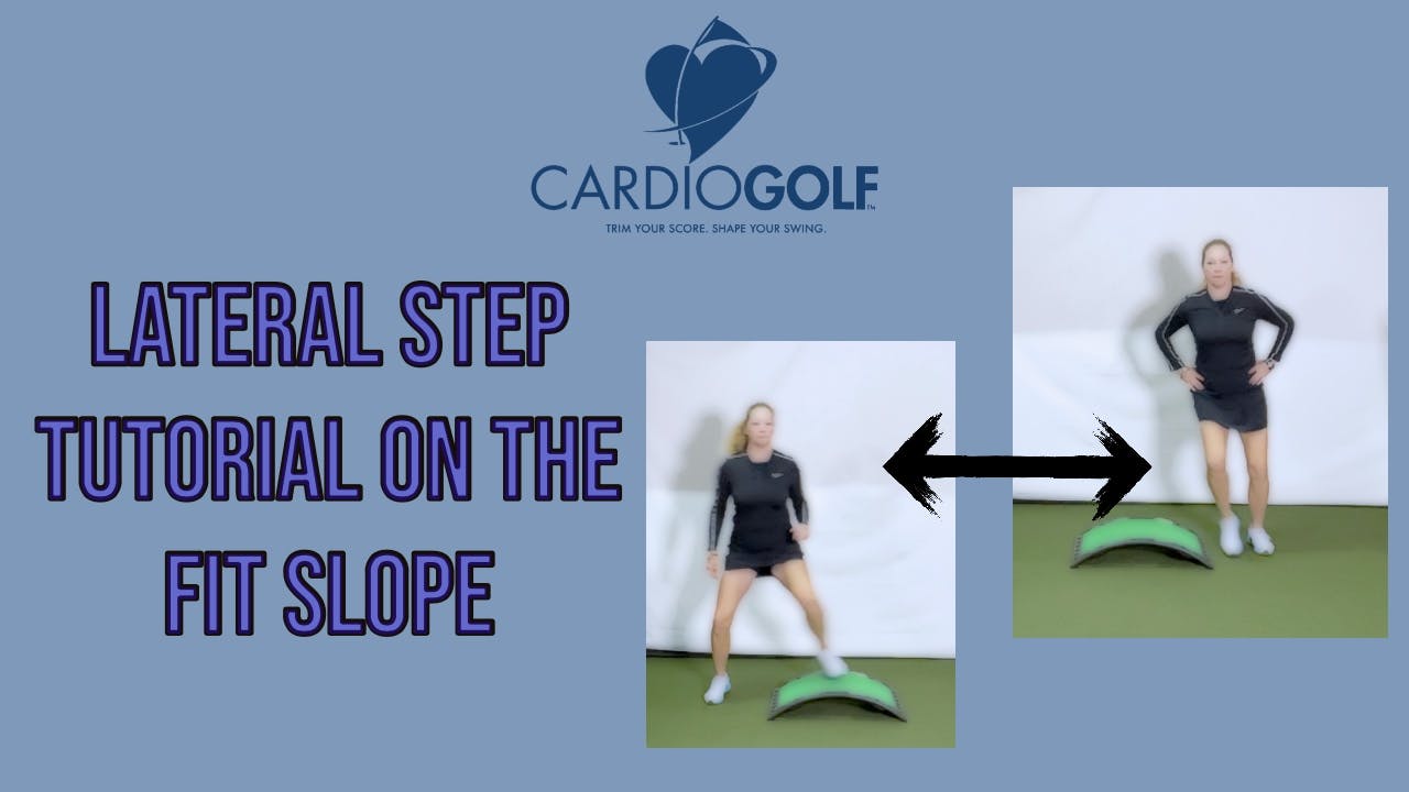 1-min Lateral Step on the CardioGolf® Fit Slope - Individual Cardio and ...