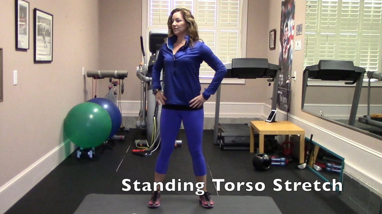 1-minute Standing Torso Stretch - Individual Flexibility Exercises ...