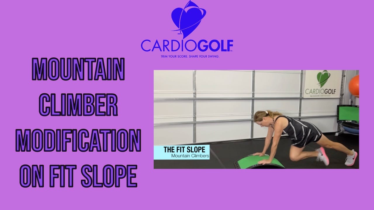 2-min Mountain Climber Tutorial on the CardioGolf® Fit Slope ...
