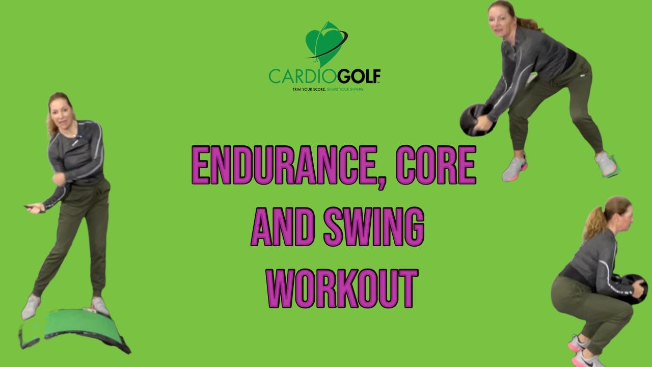 30-min Endurance, Core and Swing Workout (050) - CardioGolf® Online Studio