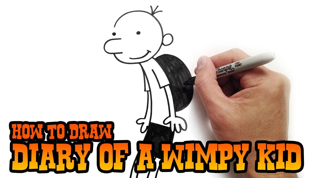 How to Draw Greg Heffley | Diary of a Wimpy Kid - C4K ACADEMY