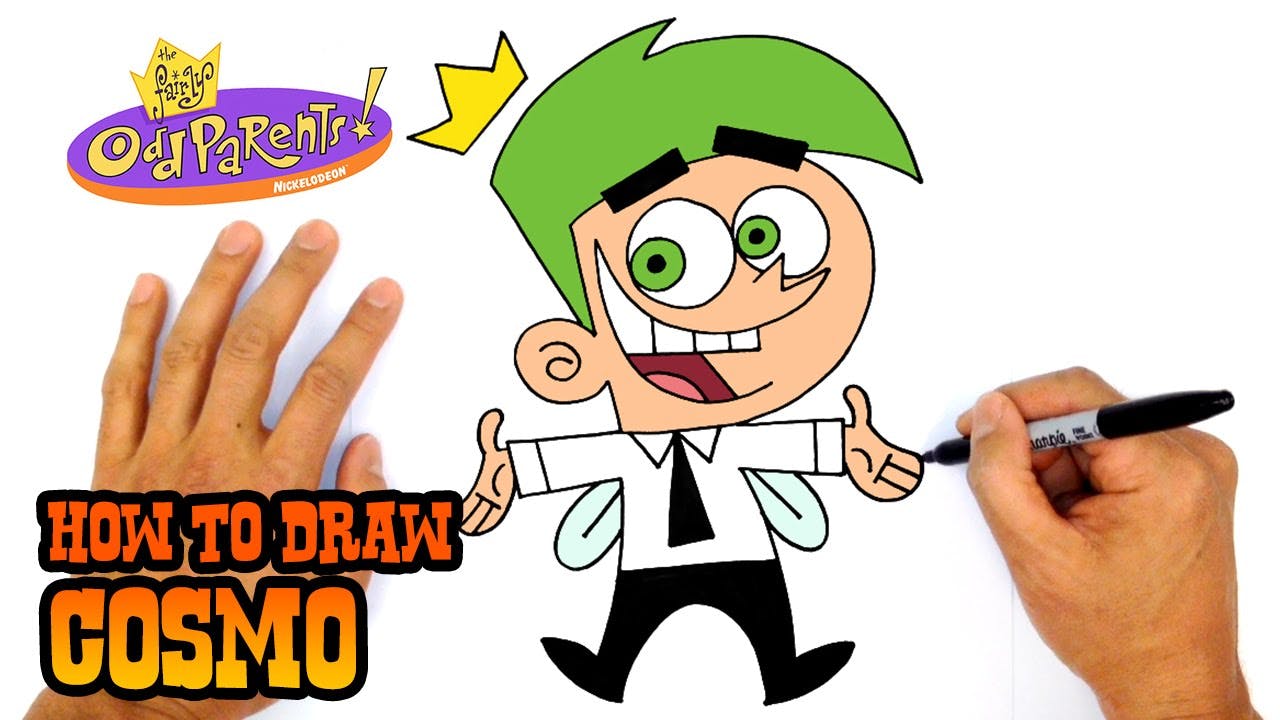 How to Draw Cosmo | Fairly Odd Parents - C4K ACADEMY