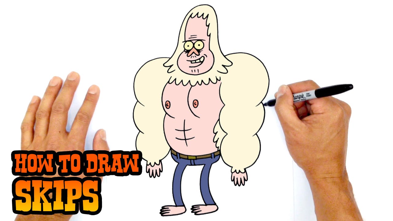 How to Draw Skips | Regular Show - C4K ACADEMY