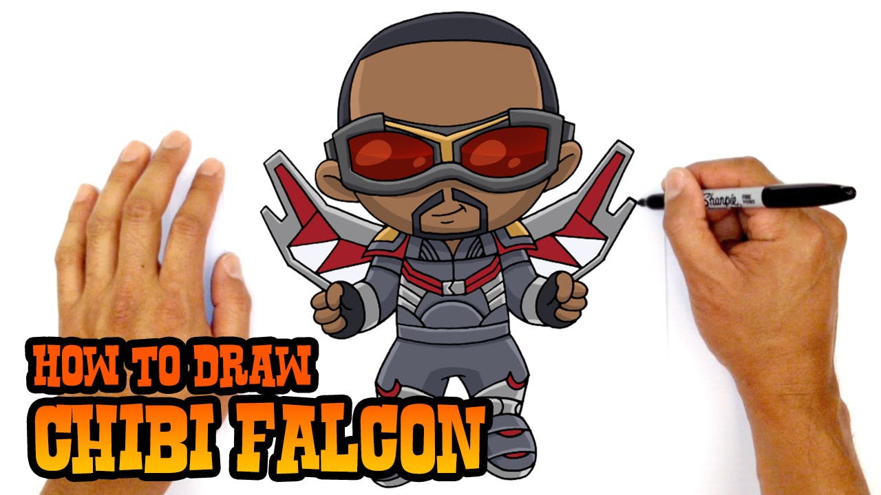 How to Draw Chibi Falcon - C4K ACADEMY
