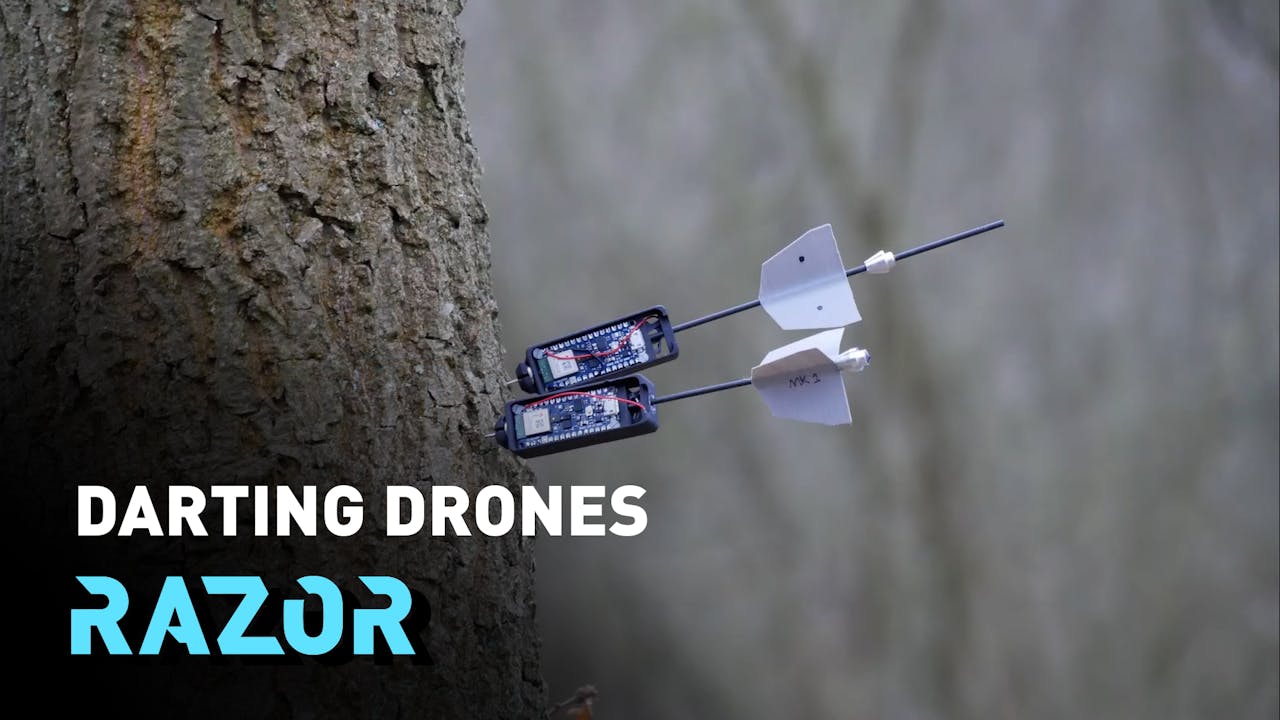 Darting drones #RAZOR - Watch CGTN Now