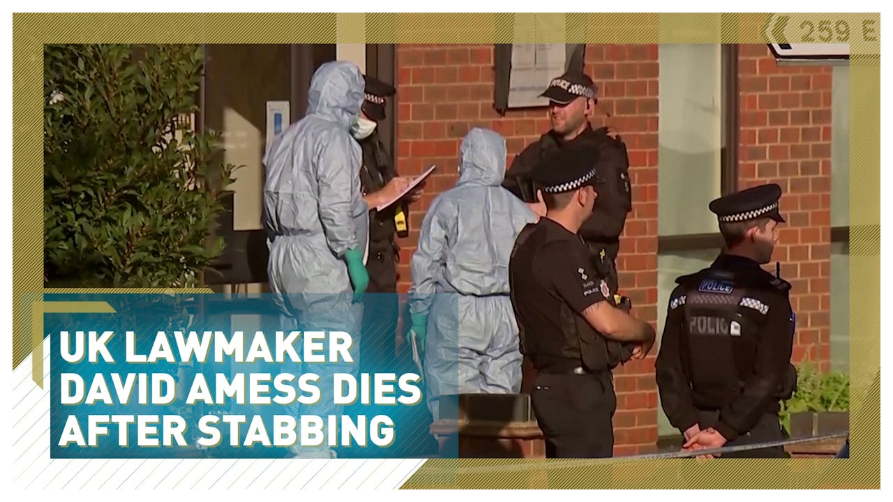 UK lawmaker David Amess dies after being stabbed, man arrested - CGTN ...