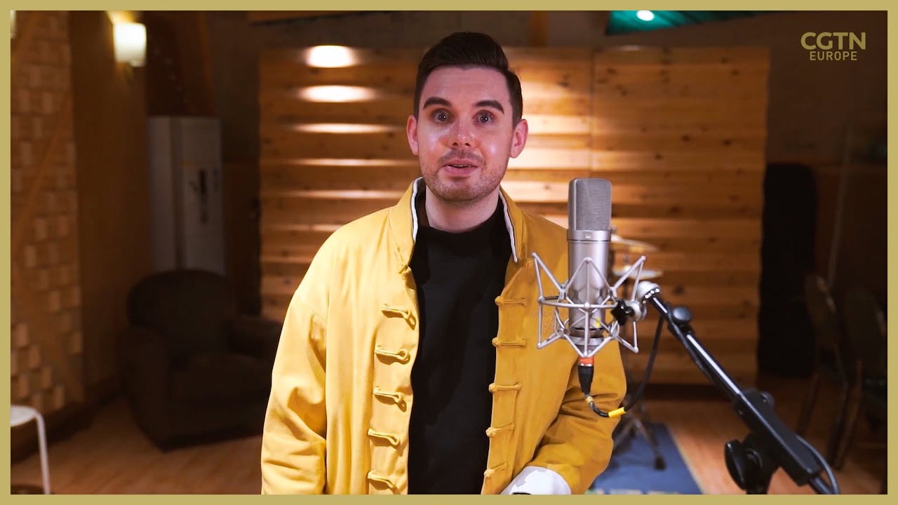 Singer songwriter Shaun Gibson performs for #ToTheFutureTogether - CGTN Europe - Watch CGTN Now