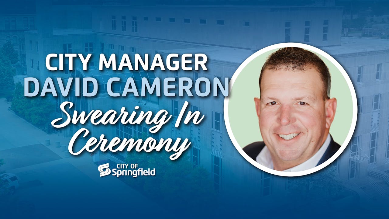 City Manager David Cameron Swearing In Ceremony - Springfield, Missouri ...