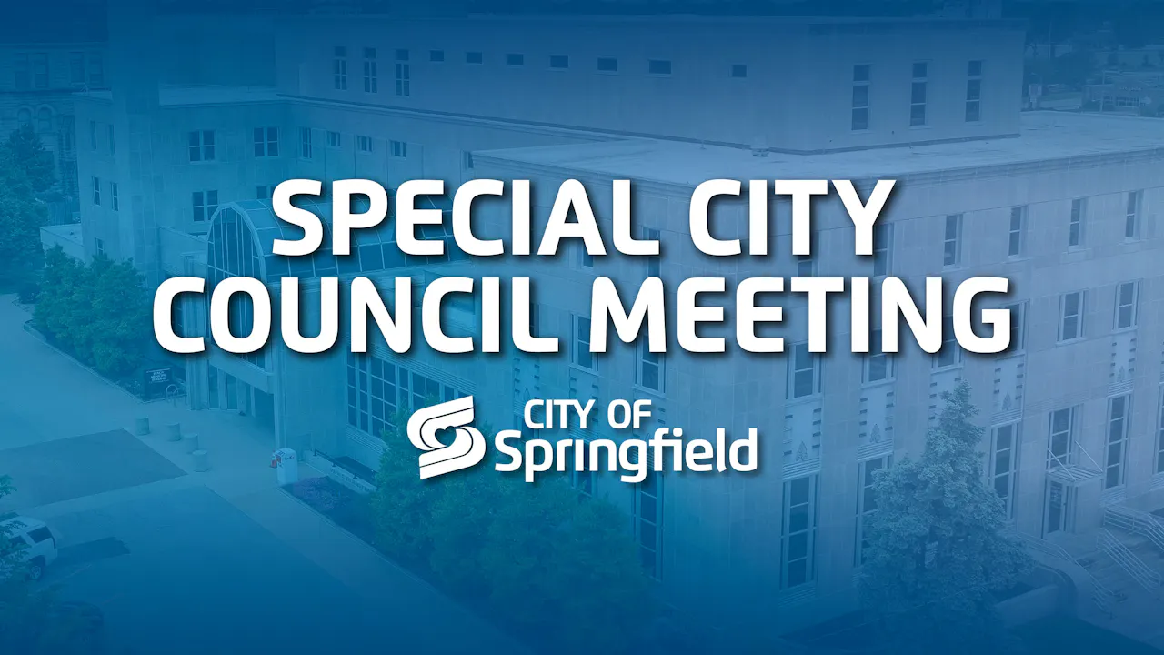 Special City Council Meeting - May 27, 2025 - Springfield, Missouri ...
