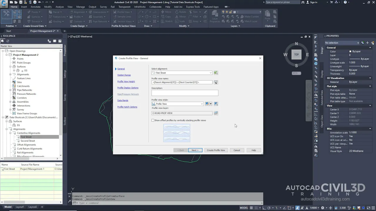 03 Referencing Data Shortcuts Civil3d Tv