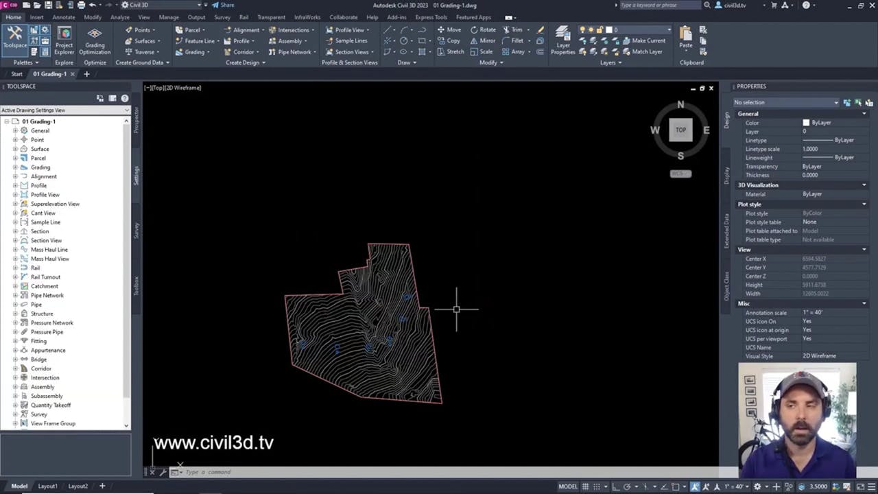 01 Reviewing Grading Settings - Civil 3D 2023 to 2024 Grading Essentials - CIVIL3D.TV