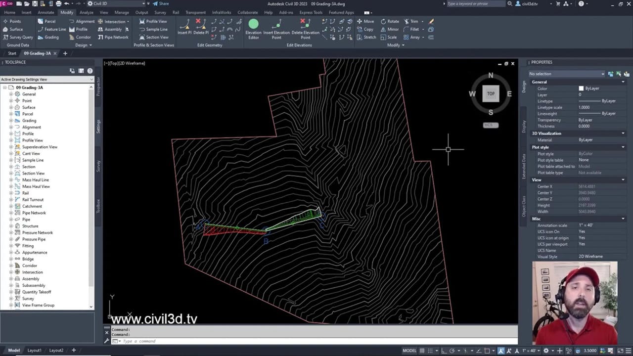 09 Editing the Grading Criteria - Civil 3D 2023 to 2024 Grading ...