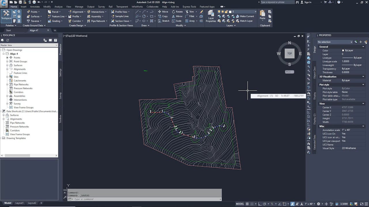 05 Editing the Layout Parameter Values of an Alignment - CIVIL3D.TV