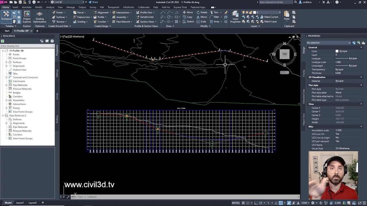 11 Adding a Free Curve Profile That Exceeds the Design Standards ...