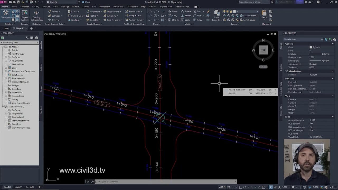 07 Applying a Mask to an Alignment - Civil 3D 2023 to 2024 Alignment ...