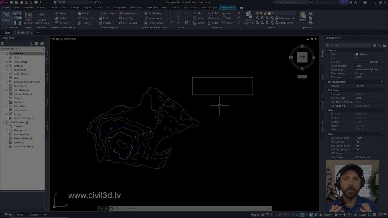 01 Designing Simple Profiles - Civil 3D 2023 to 2024 Profile Essentials ...