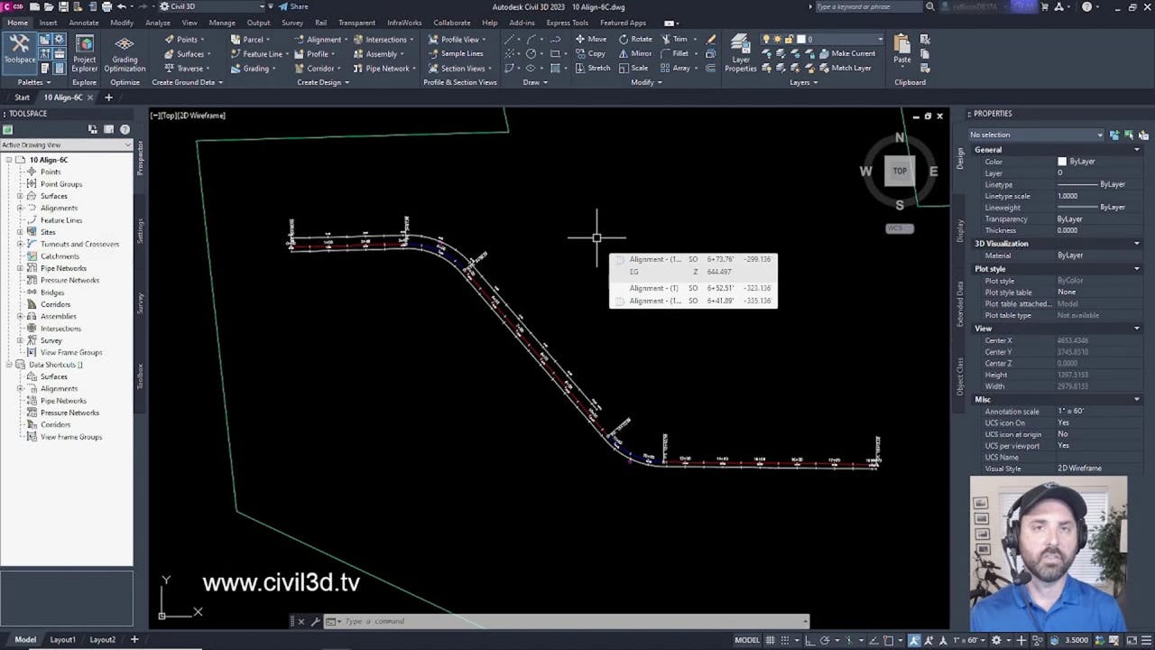 10 Adding a Widening to an Offset Alignment - Civil 3D 2023 to 2024 ...
