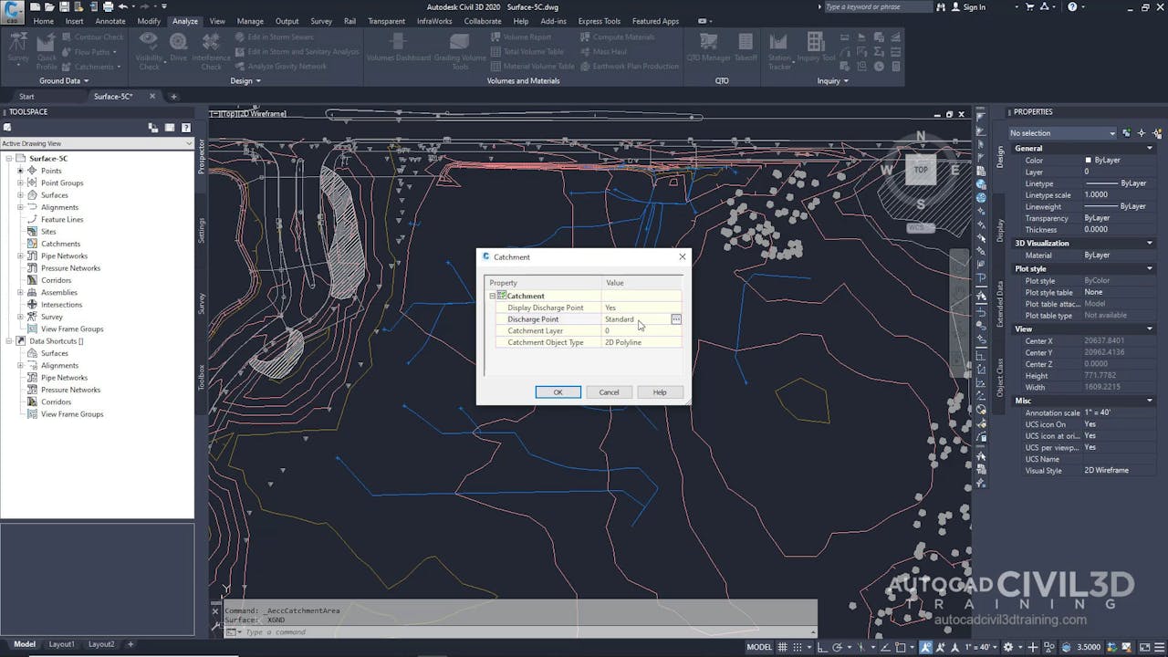 21 Analyzing Surface Runoff - CIVIL3D.TV