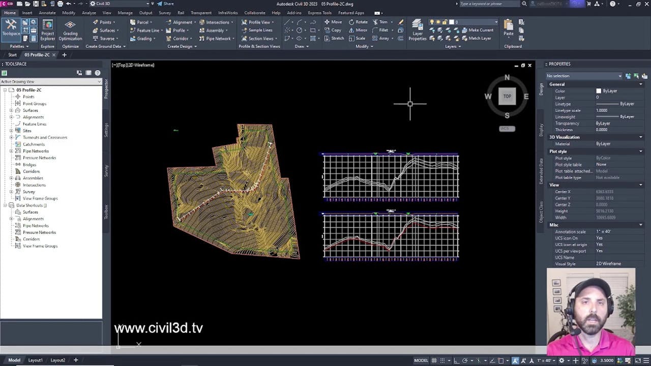 05 Creating a Layout Profile - Civil 3D 2023 to 2024 Profile Essentials ...