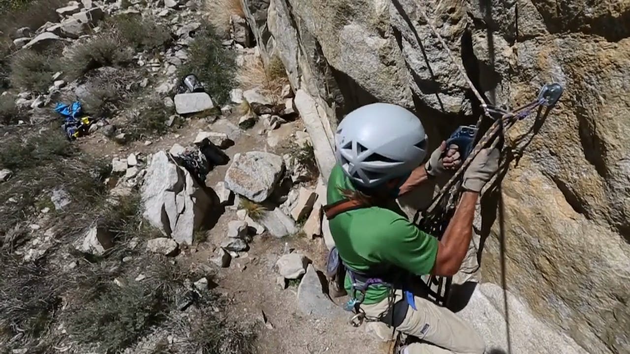Aid Climbing: 15. How to Pendulum & Lower Out While Cleaning - Climbing ...