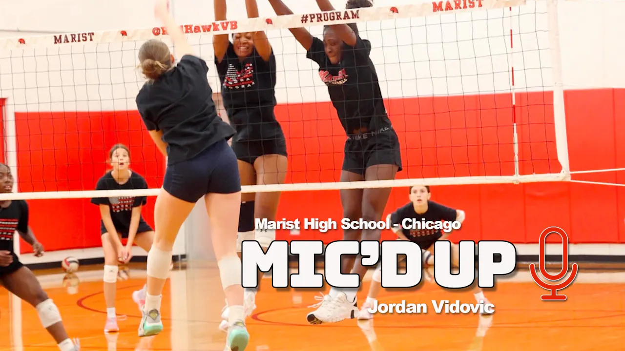 Mic'd Up Practice | Marist HS, Chicago - Volleyball - Coach Ed