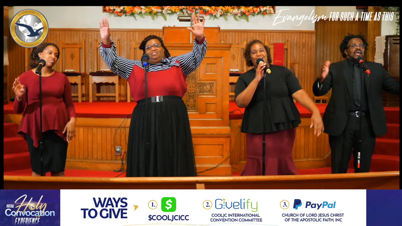 Evening Worship with District Elder Wesley Taylor - Church of Our Lord ...