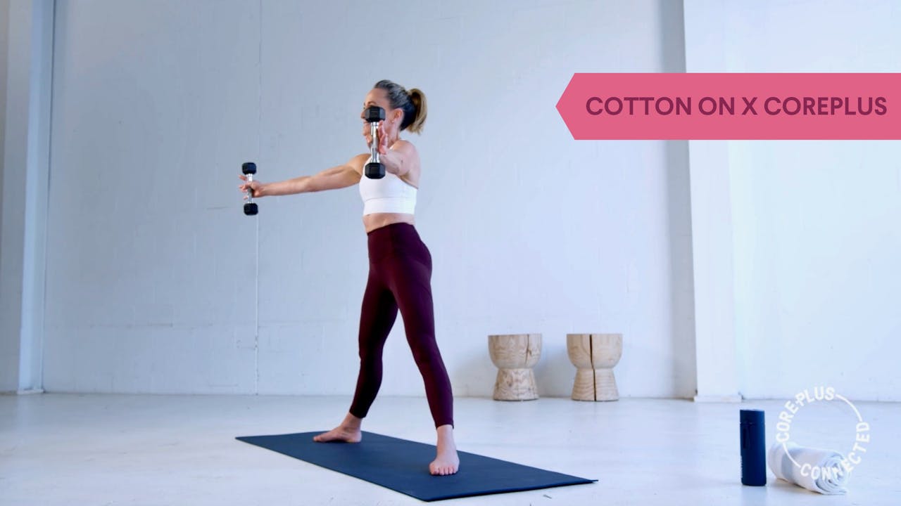 COTTON ON X COREPLUS - Cardio Arms with Carnie - CorePlus Connected