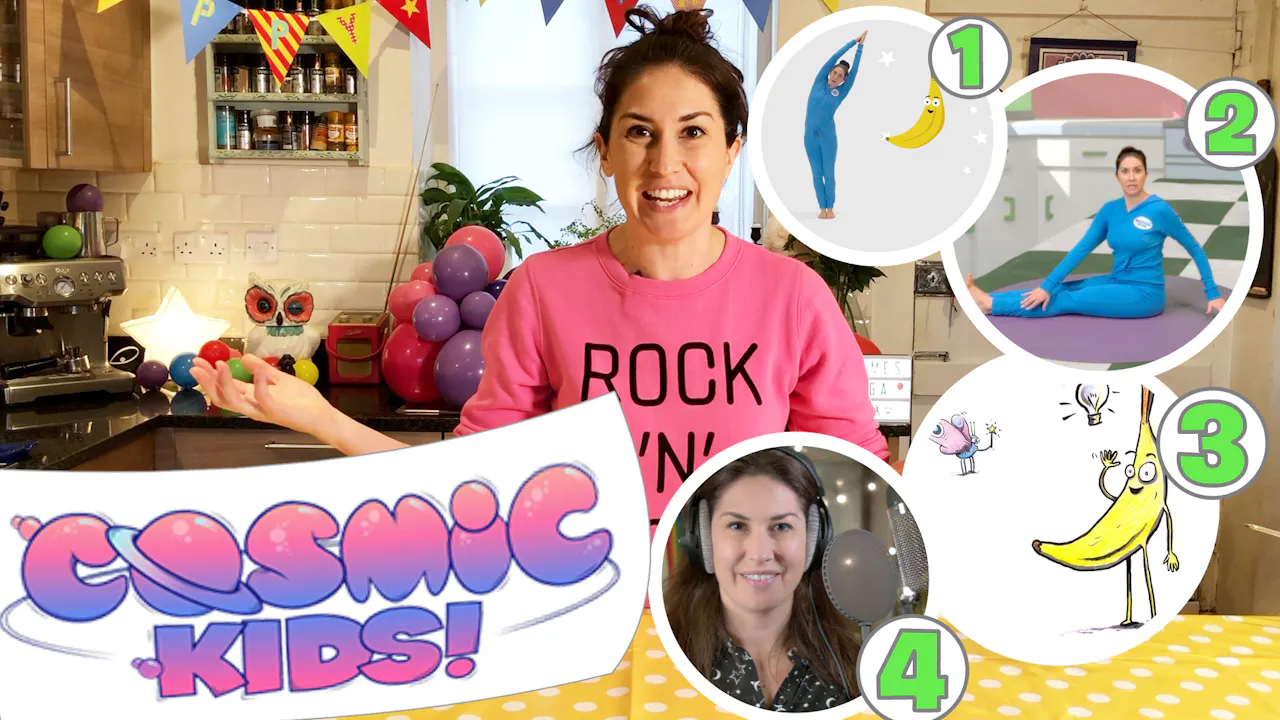 Jaime's Yoga Mix | Friendship and bananas! - Cosmic Kids App
