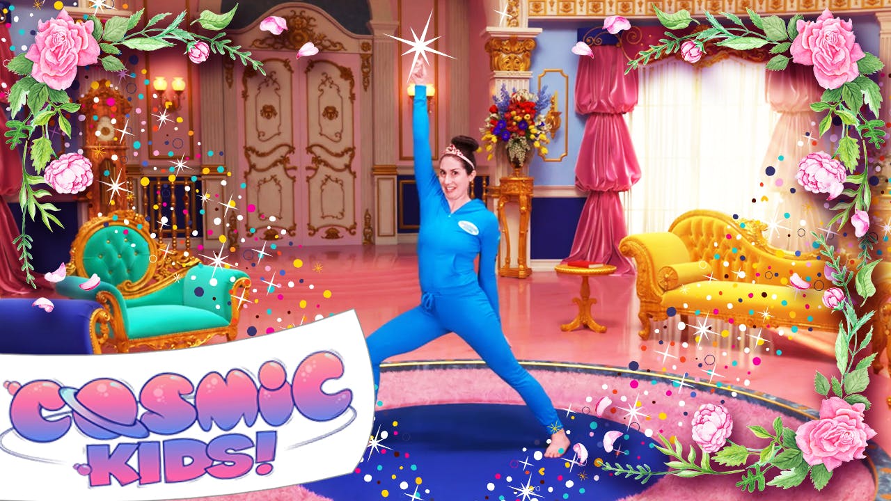 Sleeping Beauty | Yoga Adventure! 🌹😴 💖 - YOGA ADVENTURES! - Cosmic Kids App